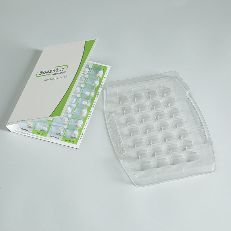suremed 7-day multimed blister packaging system – 250 cards, cold seal ...