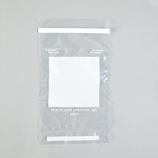 Self-Sealing Bags with Tear-Off Receipt, 6x10, Clear – Medical Products ...