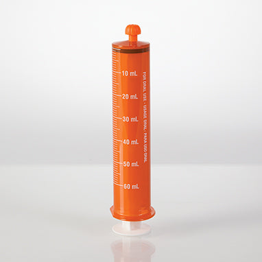 Home NeoMed® Oral Dispensers with Tip Caps, 60mL, Amber/White Markings ...