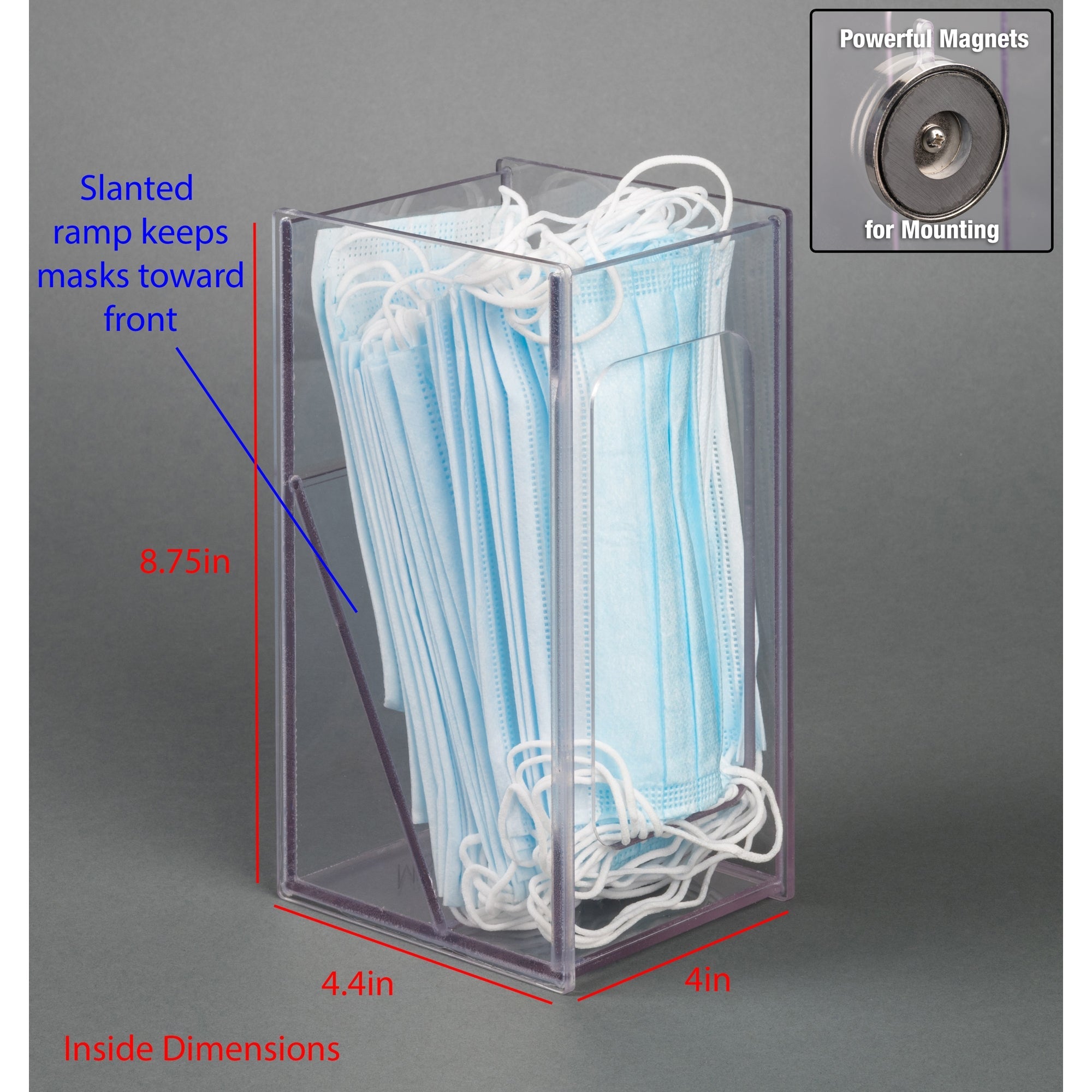 Bulk Earloop Mask Dispenser (Magnets 2) – Medical Products Supplies